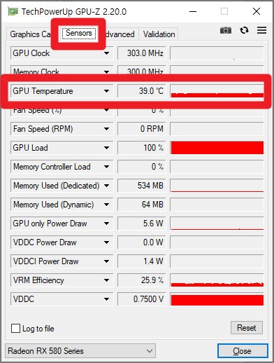 그래픽 카드 온도 측정, GPU-Z 무설치 버전 사용하기 - IT Talk